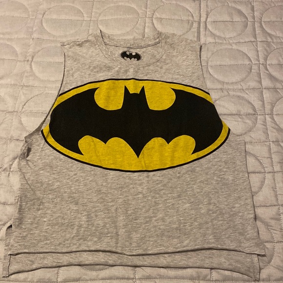 Batman | Tops | Batman Tank Top Low Cut Arms | Poshmark